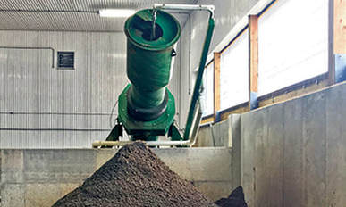 Auburn, NY Sand Separators: Bedding Sand Cannon l Cuff Farm Service